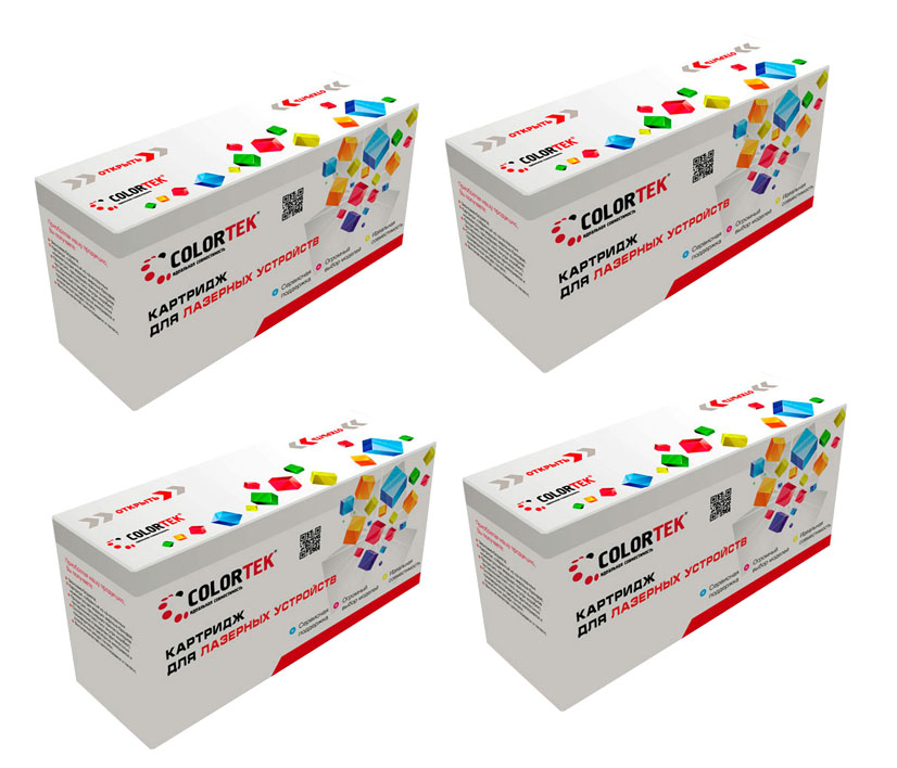 Набор картриджей Colortek 113R00689-113R00692 купить по цене со скидкой